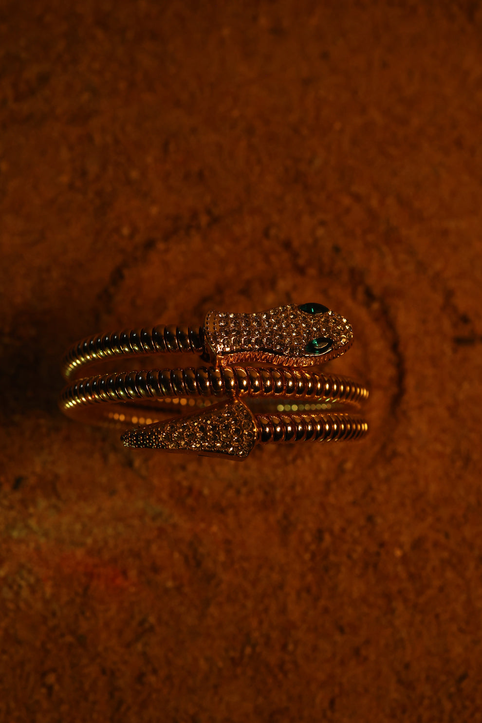 AI184 - Emerald Serpent Snake Bracelet – The Label I